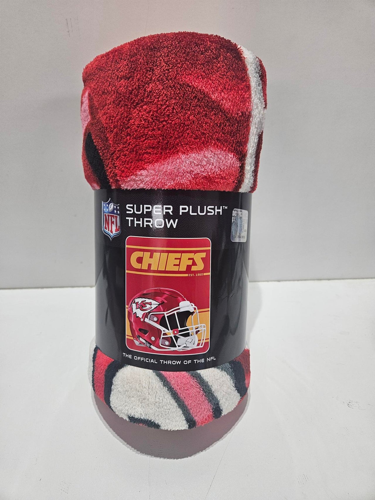 Kansas City Chiefs Plush Throw-46x60