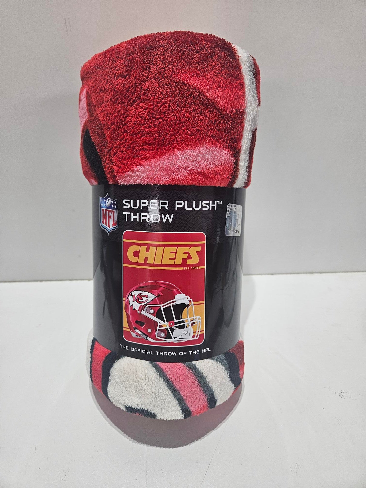 Kansas City Chiefs Plush Throw-46x60